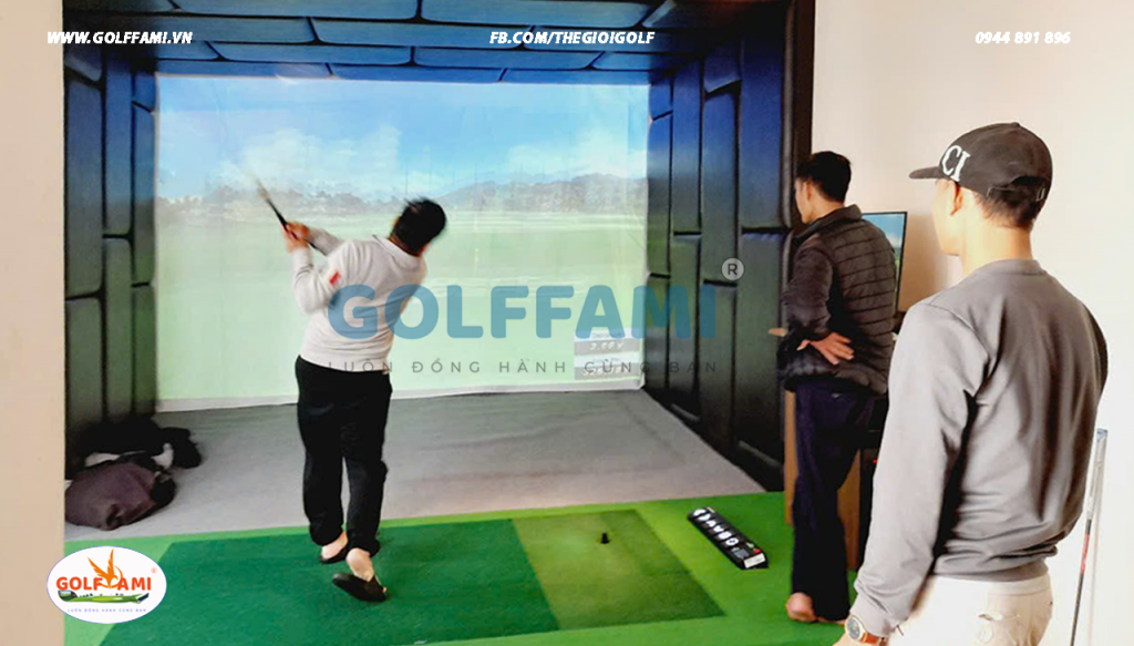 Lắp đặt phòng golf 3d Anh Dũng Thạch Thất Hà Nội